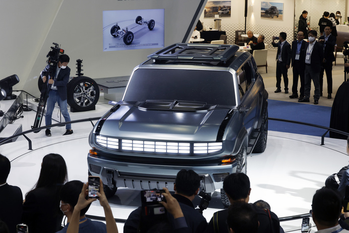 [포토] KG 모빌리티 콘셉트 카 'F100' - 대한경제