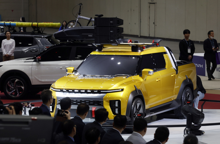 [포토] KG 모빌리티 콘셉트 카 'F100'