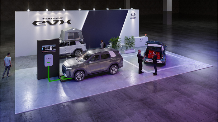 KG모빌리티, EVS37서 ‘토레스EVX 무선충전’ 선보인다 - 대한경제